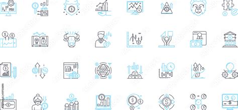 Business Intelligence Linear Icons Set Analytics Data Performance Insights Dashboards