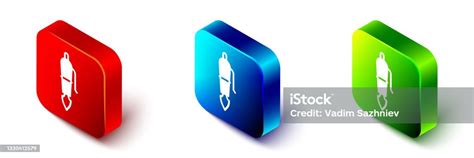 흰색 배경에 격리 된 등색 만년만 펜 펜 아이콘 펜 도구 기호입니다 빨간색 파란색 및 녹색 사각형 버튼 벡터 3차원 형태에 대한 스톡 벡터 아트 및 기타 이미지 Istock