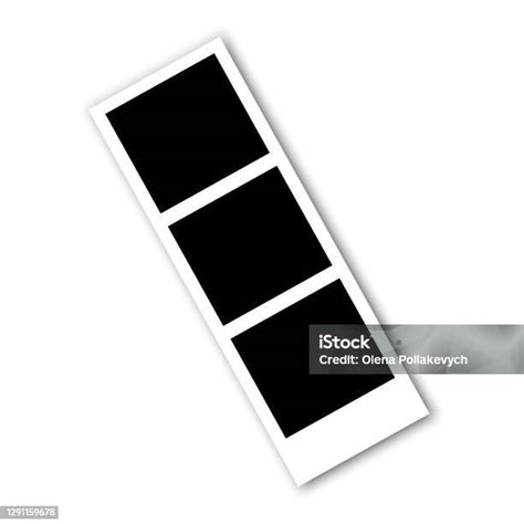 복고풍 의 복고풍 필름 프레임 어떤 목적을 위해 훌륭한 디자인 흰색 배경입니다 벡터 빈 시네마 필름 스트립 스톡 이미지 Eps