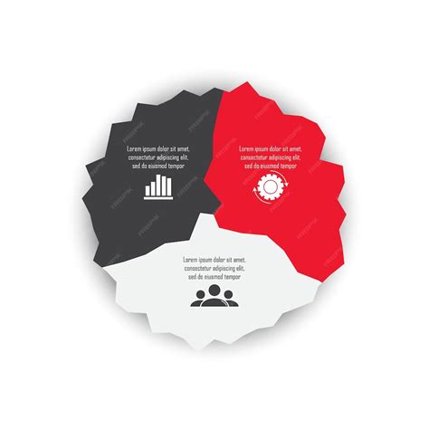Premium Vector Vector Circle Chart Infographic Template For Cycle Diagram Graph Web Design