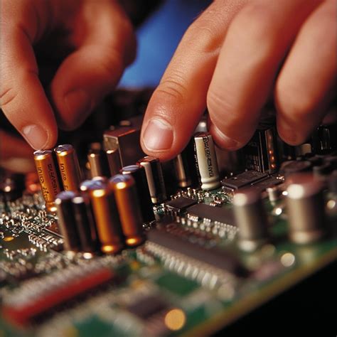 A Maintenance Professional Using Software To Monitor And Optimize Hardware Performance Premium