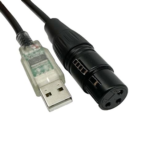 Teykst Usb To Dmx Interface Adapter Led Dmx512 Rs485 Converter Signal