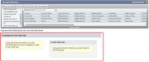 Field Set In Salesforce
