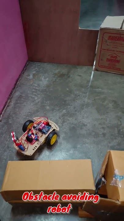 Obstacle Avoiding Robot Using Arduino Robotics Arduinoproject