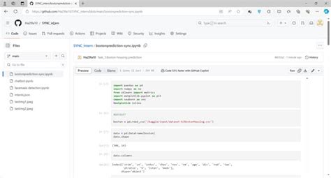 Hala Mohamed Ragab On Linkedin Third Task With Sync Interns 🎉 Boston House Price Prediction
