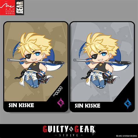 Guilty Gear Strive Precious Chibi Card Sin Kiske Arcshopus