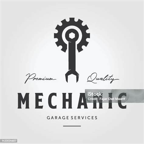 기어 렌치 스패너 피스톤 빈티지 로고 기계식 차고 상점 벡터의 미니멀리스트 일러스트레이션 피스톤 자동차 개념의 설계 공구상자에 대한 스톡 벡터 아트 및 기타 이미지 Istock