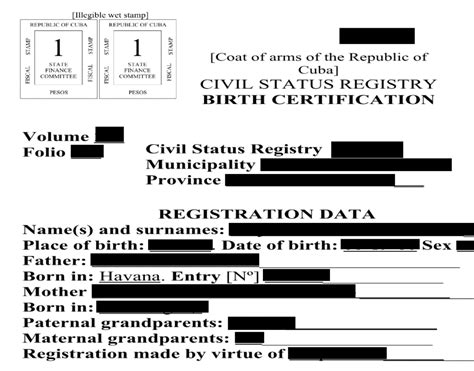 Formato De Registro De Acta De Nacimiento Image To U