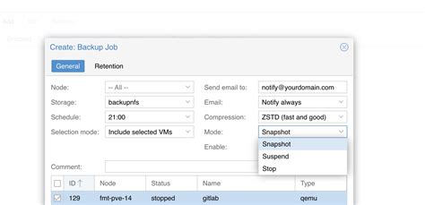 Proxmox Ve Backup Mode Servethehome