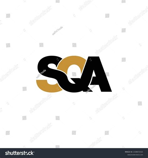 Sqa Letter Monogram Logo Design Vector Stock Vector Royalty Free