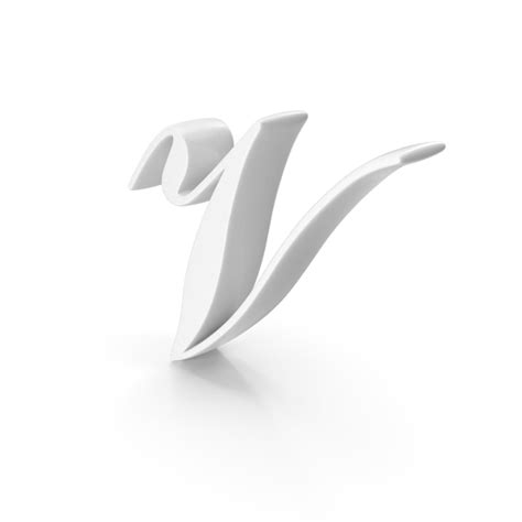 Capital V Cursive Opti Script Font D Object Shutterstock