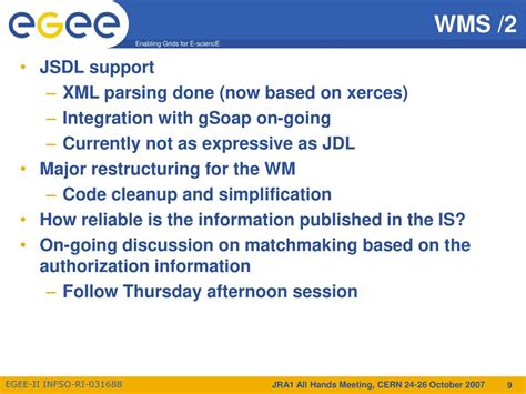 It Cluster Summary Jra1 All Hands Meeting Cern October Ppt Download