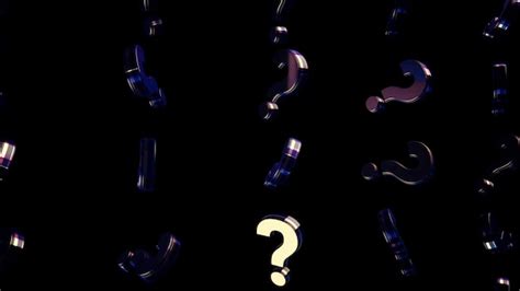 Premium Photo Abstract Of Moving Question Marks On Black Background