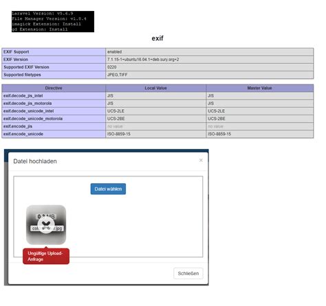 Invalid Upload Request But Exif Enabled Debug All Ok · Issue 561