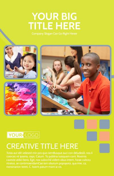 Creative Art Class Flyer Template Mycreativeshop