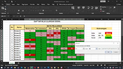 Membuat Conditional Formatting Dengan Warna Berbeda Di Excel Milsmilo