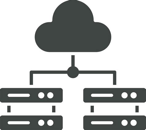 Multiple Cloud Servers Icon Vector Image Suitable For Mobile Apps Web Apps And Print Media