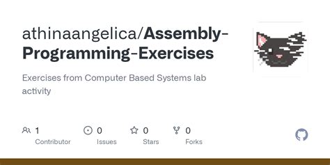 GitHub Athinaangelica Assembly Programming Exercises Exercises From Computer Based Systems