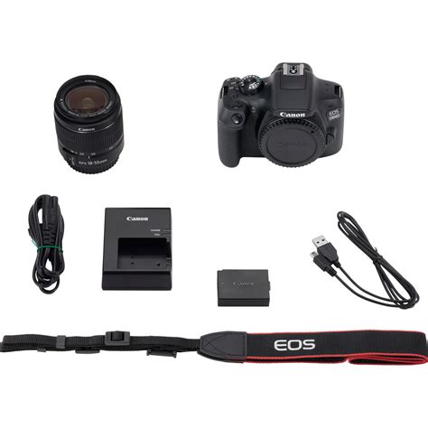 Canon EOS 1300D + 18-55mm III Objektiv in EOS Spiegelreflexkameras ...