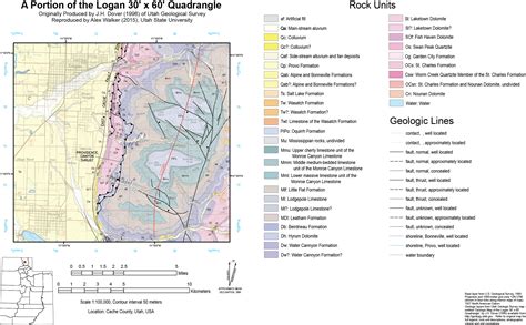 Lab Reproducing A Geologic Map Alex Walker