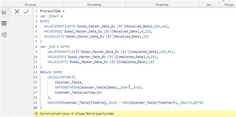 unable to calculate networkdays microsoft fabric community