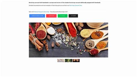 Carousel With Thumbnails Captions Profile
