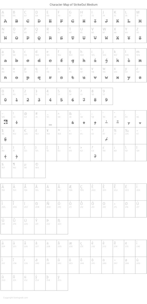 Strikeout Font Download For Free View Sample Text Rating And More