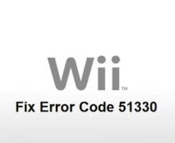 How To Fix Wii Error Code 51330 Touch Tap Play