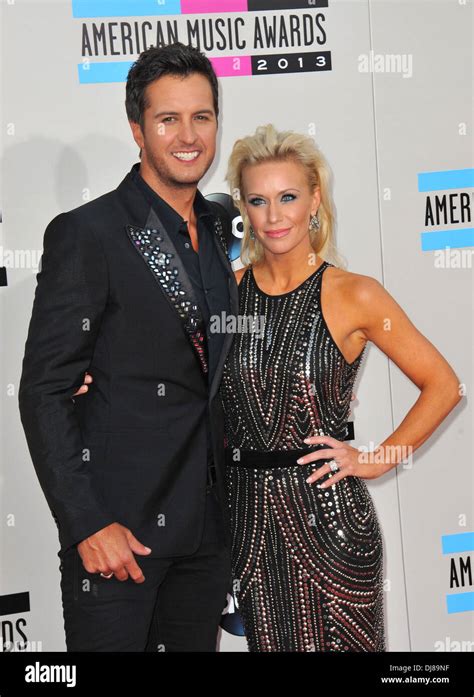 Los Angeles California Usa 24th Nov 2013 Luke Bryan Caroline Bryan Attends The 2013