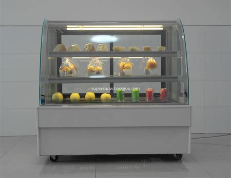 곡선 유리 빵 디스플레이 냉장고 쇼케이스 의 고품질 곡선 유리 빵 디스플레이 냉장고 쇼케이스