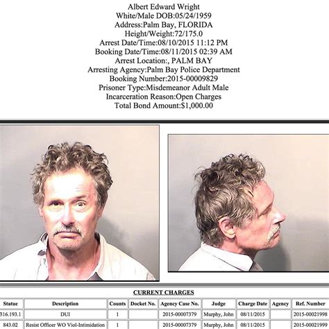 Arrests In Brevard County August 12 2015 Space Coast Daily