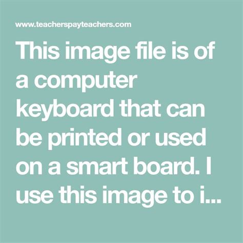 Computer Keyboard Map Computer Keyboard Keyboard Smart Board