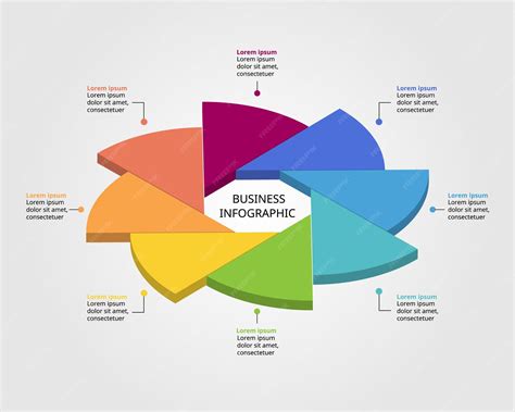 Modèle De Graphique Circulaire Circulaire Pour Infographie Pour La