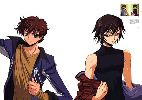 Lelouch Lamperouge And Kururugi Suzaku Code Geass Danbooru