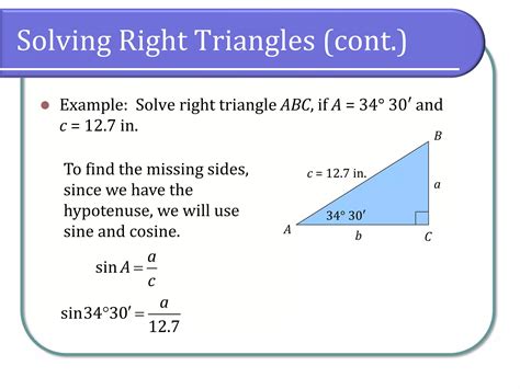 5 4 Solving Right Triangles PDF