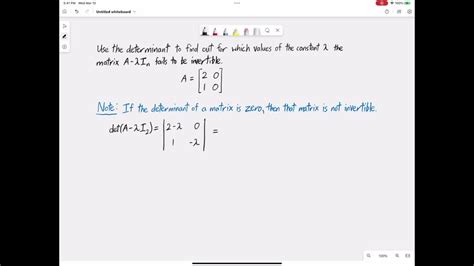 Solved The Determinant Of 𝐀 λ𝐈 Is Known As The Characteristic Polynomial Of 𝐀 For An N ×n