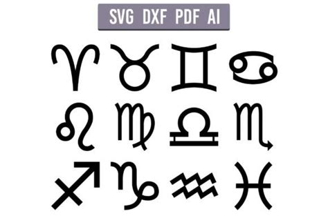 12 Zodiac Signs Bundle Graphic By Specialfiles · Creative Fabrica