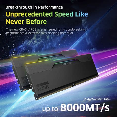 Klevv Cras V Rgb 32gb Gaming Ram Ddr5 6400mt S Memory