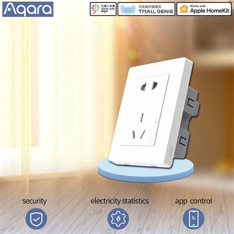Aqara Smart Socket Wall Switch Socket Plug Zigbee Vicedeal