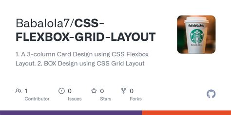 GitHub Babalola CSS FLEXBOX GRID LAYOUT A Column Card Design Using CSS Flexbox Layout