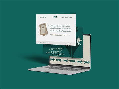 Sunday Script Website By Malena Munford On Dribbble