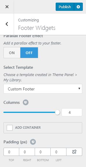 How To Create A Custom Footer Documentation