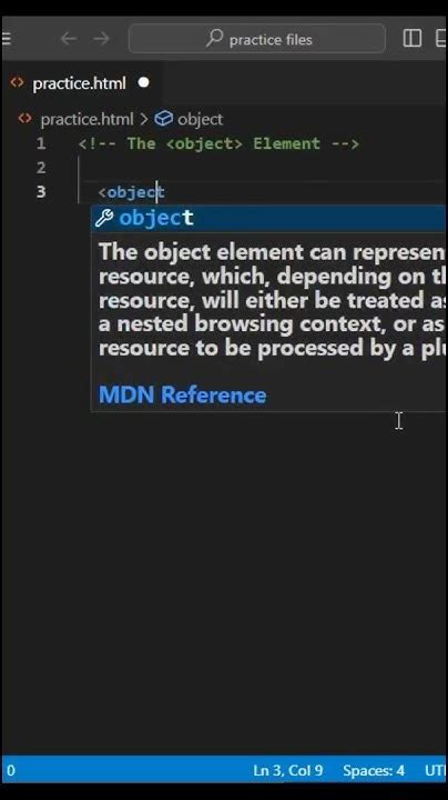 The Object Element Shorts Shortsfeed Html Coding Webdesign Code Html Youtube
