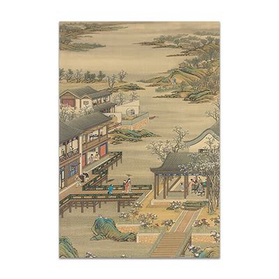 故宮精品網路商城 明信片 十二月月令圖 四月