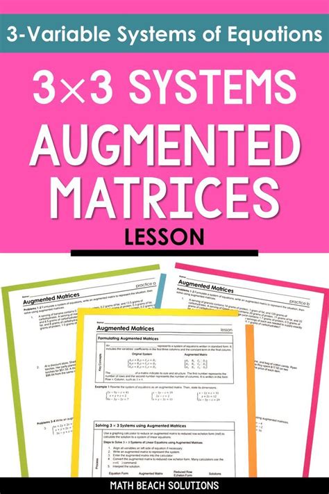 Augmented Matrix Perymr