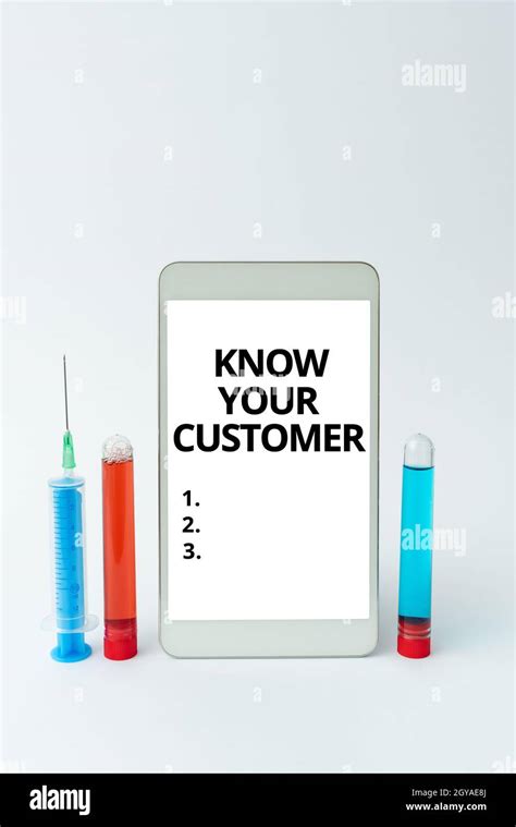 Handwriting Text Know Your Customer Business Approach The Idea Of Business Identification And