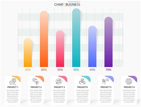 Business Data Market Infographic Graph And Chart Vector Art At Vecteezy
