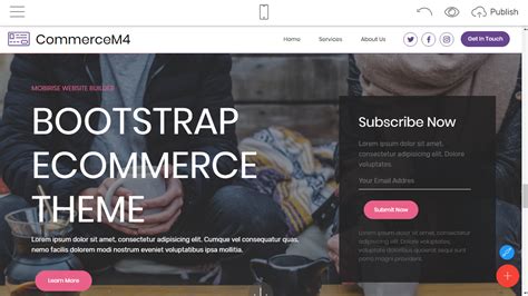 Bootstrap Ecommerce Theme Overview