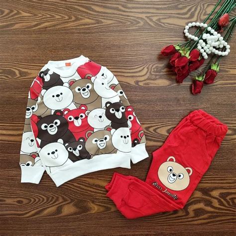 کمدا قیمت و خرید ست اسپرت دختر پسری رنگ مطارق عکس سایز 40 45 50 55 و