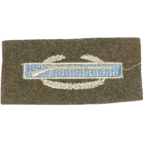 Badge Combat Infantry Cib Embroidered On Felt